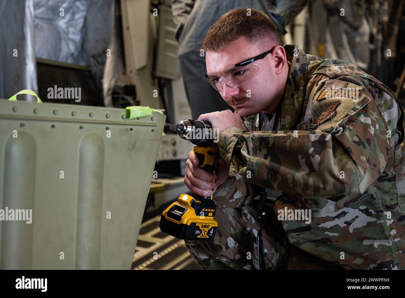 Airman Ayrik Starcher, 911th Maintenance Squadron aircraft structural ...