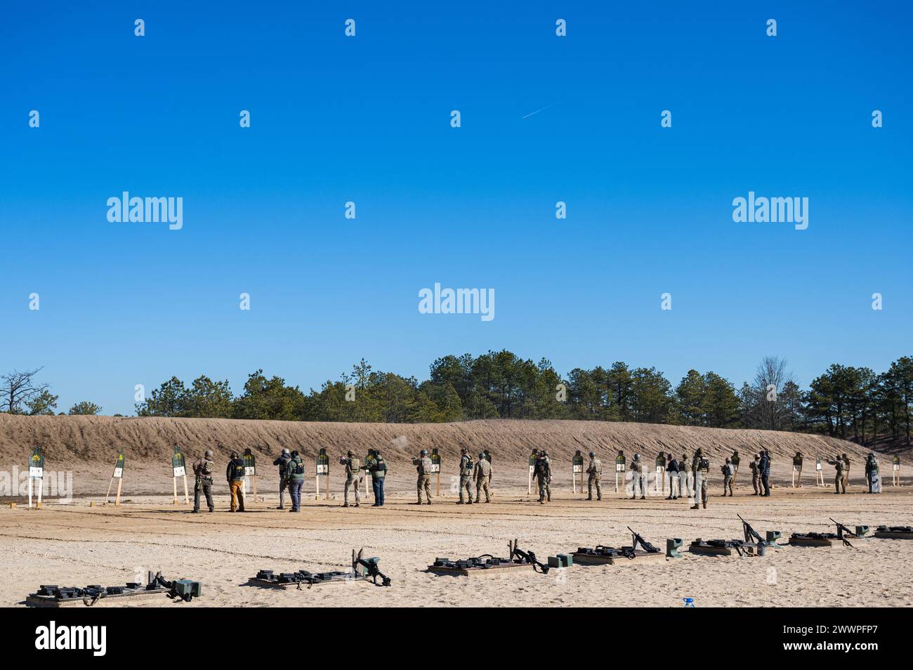 Instructors assigned to the 421st Combat Training Squadron, supervise ...