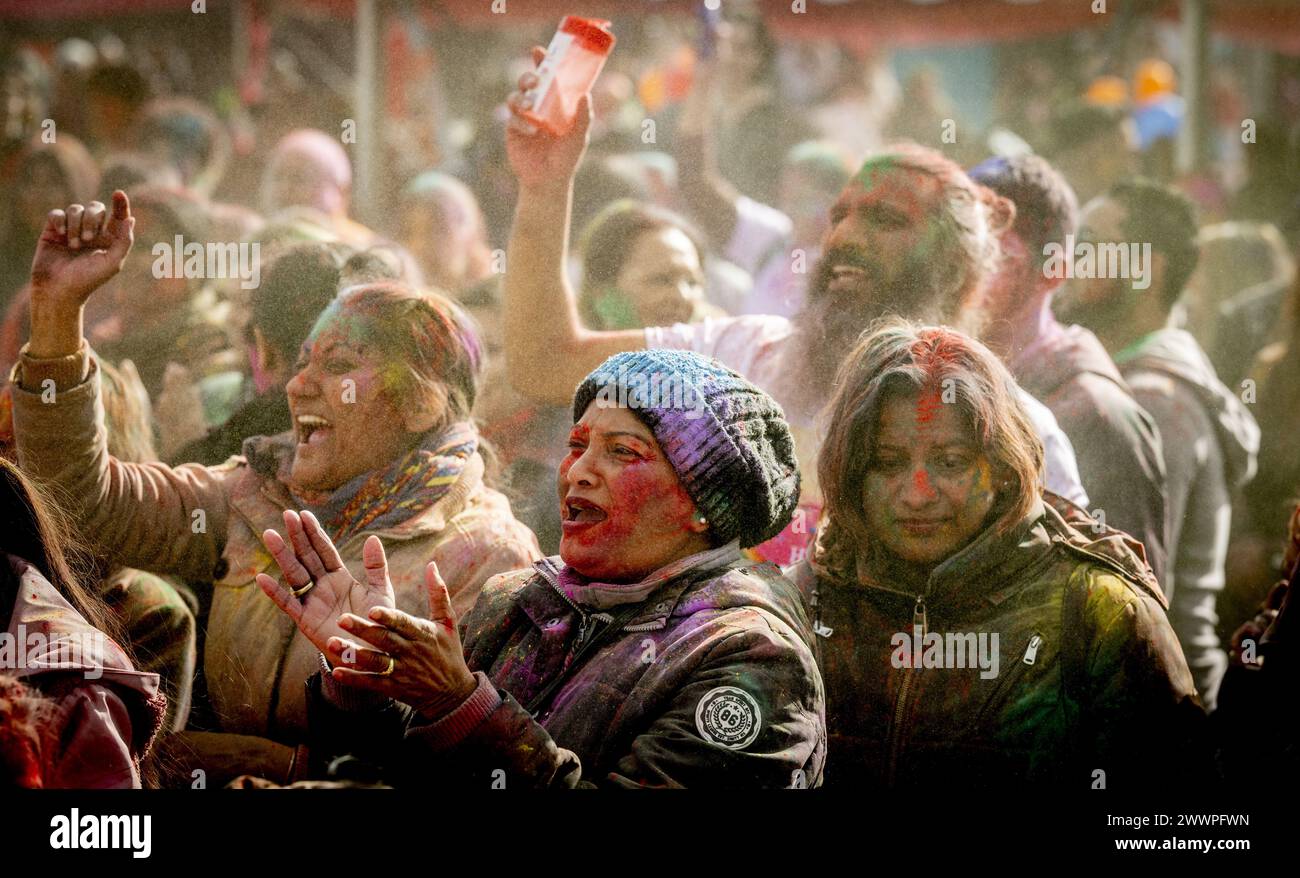 THE HAGUE - Celebration of Holi-Phagwa in the Transvaal district of The ...