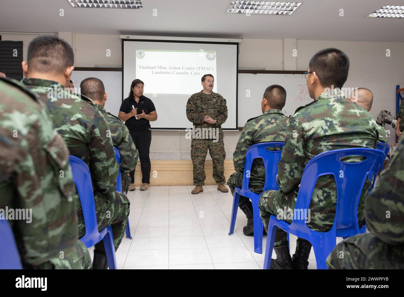 U.S. Marine Corps Gunnery Sgt. Pierce Draper, the Humanitarian Mine ...