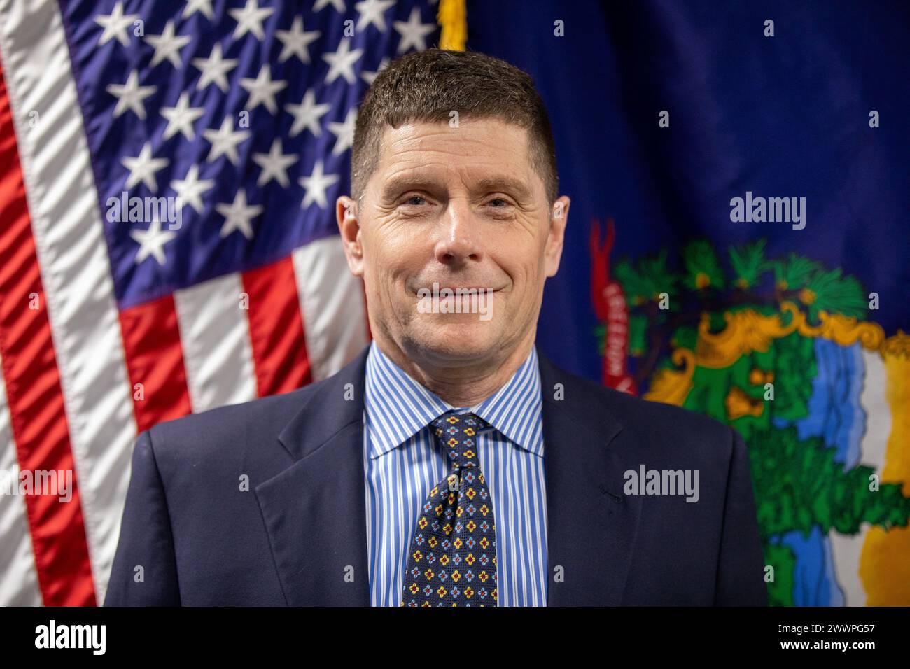 U.S. Airforce Brig. Gen. Henry Harder, Deputy Adjutant General, Vermont ...