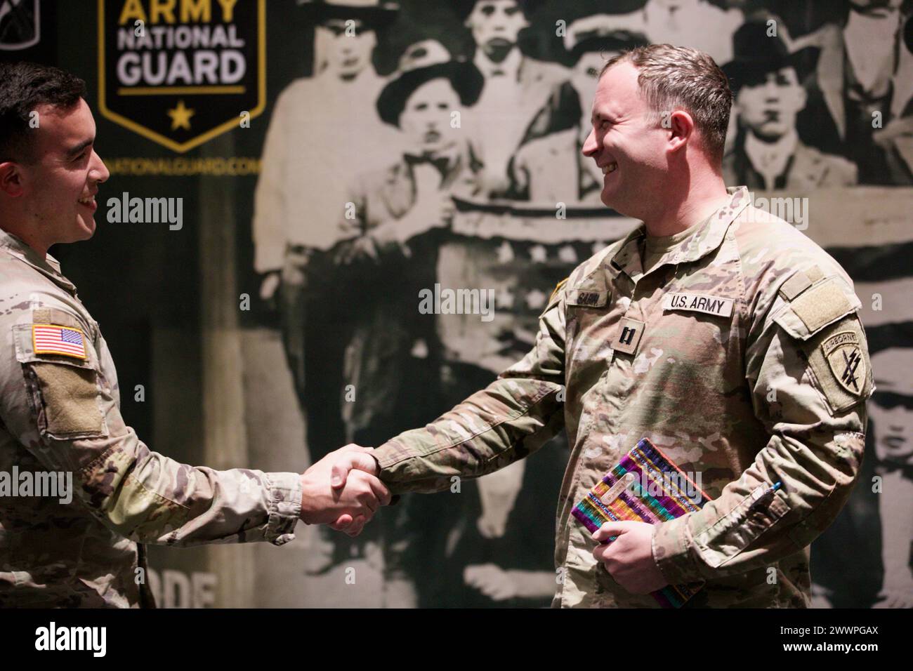 Soldiers assigned to the Military Intelligence Readiness Command and U ...