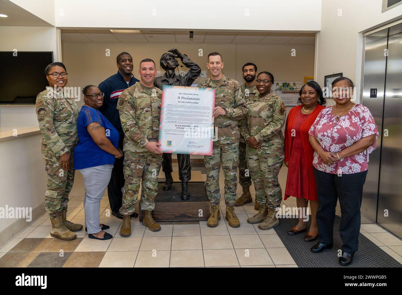 U.S. Air Force Col. Billy Pope, Jr., 81st Training Wing commander ...