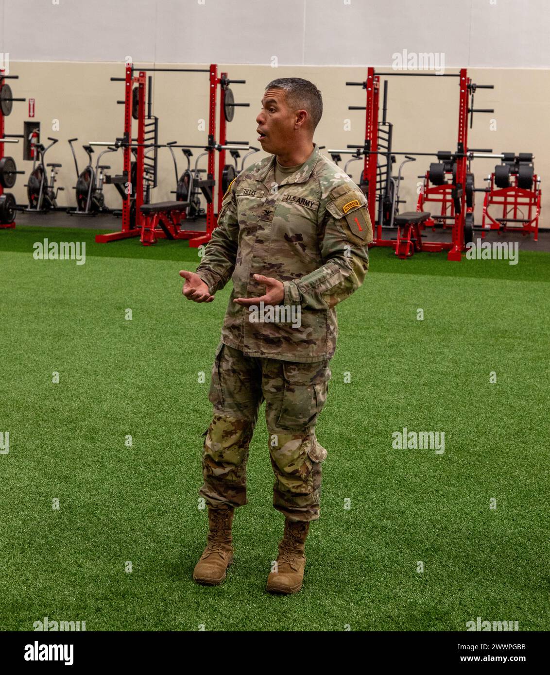 U.S. Army Col. Terry Tillis, the deputy commander maneuver of the 1st ...