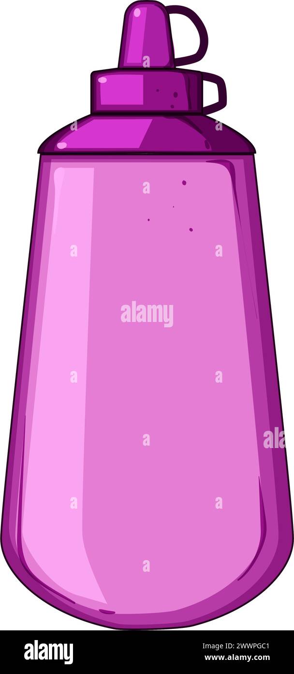 food water bottle cartoon vector illustration Stock Vector Image & Art ...