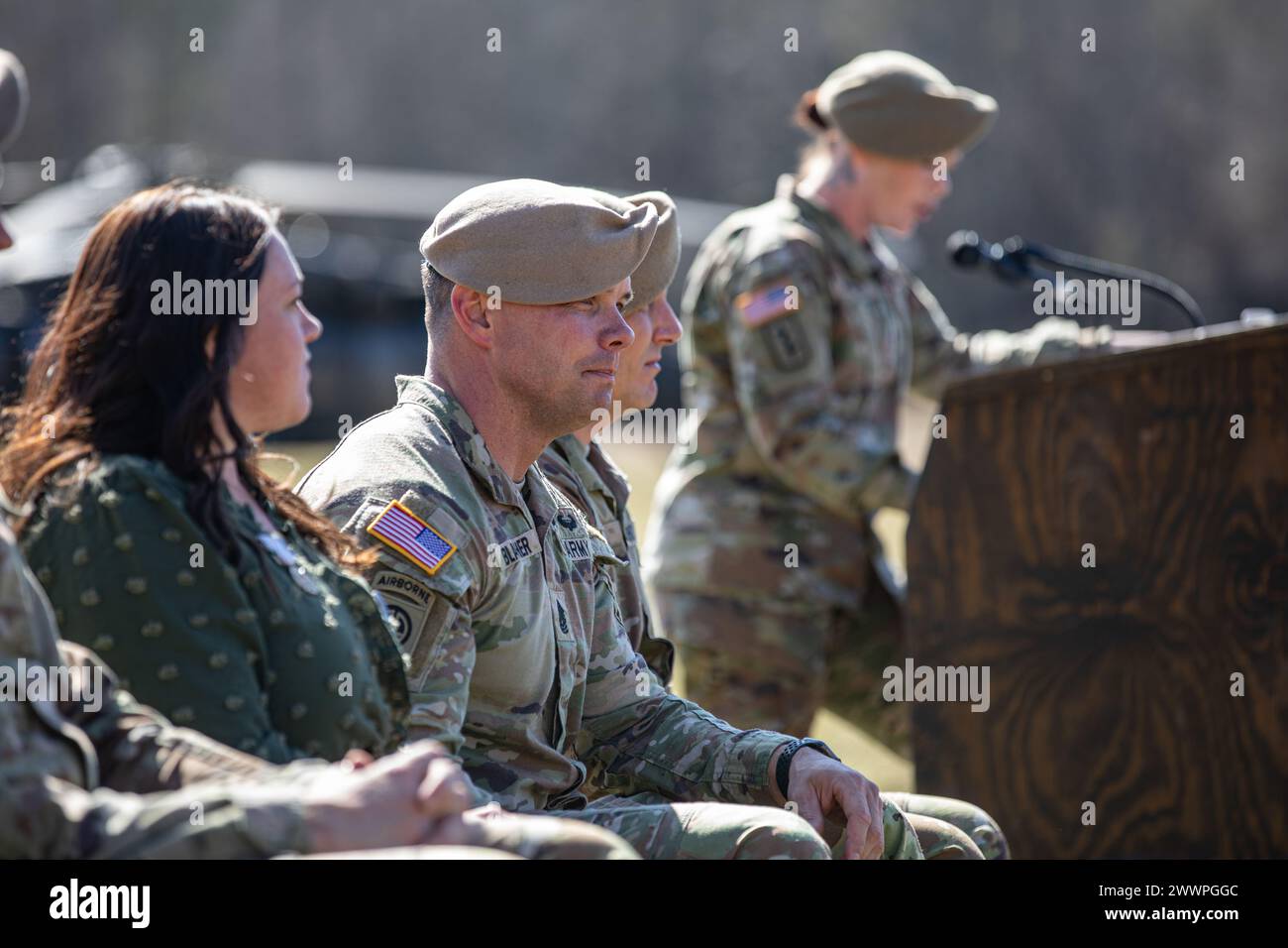 A group of U.S. Army Rangers, assigned to 5th Ranger Training Battalion ...