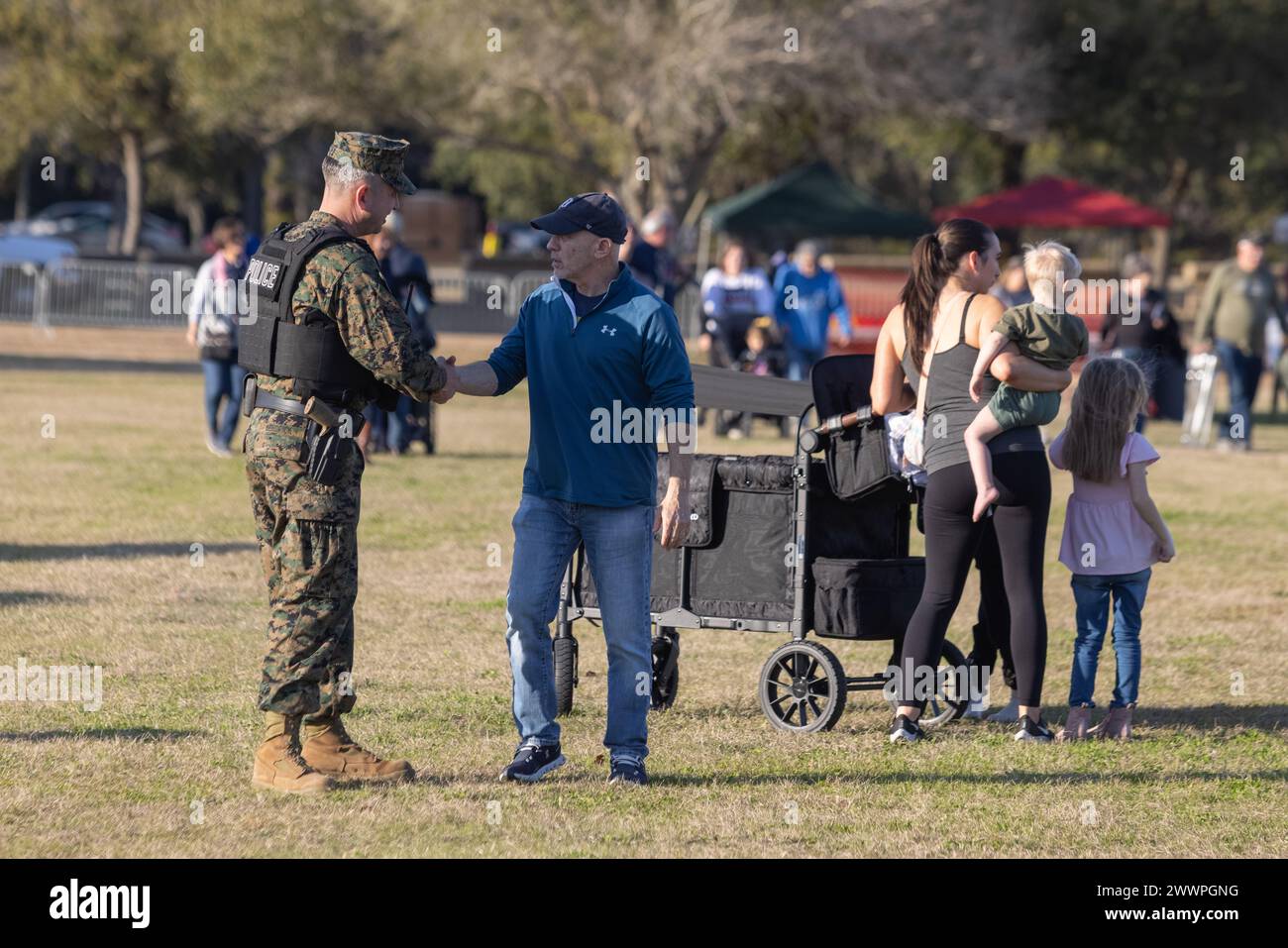 U.S. Marine Corps Master Gunnery Sgt. Brian Kendrick, provost sergeant ...