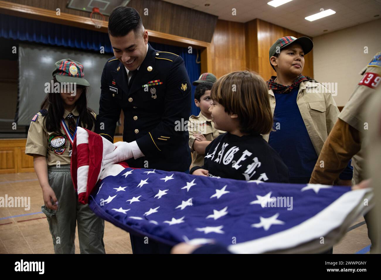 U.S. Army Soldiers with Able Company, Recruiting and Retention ...