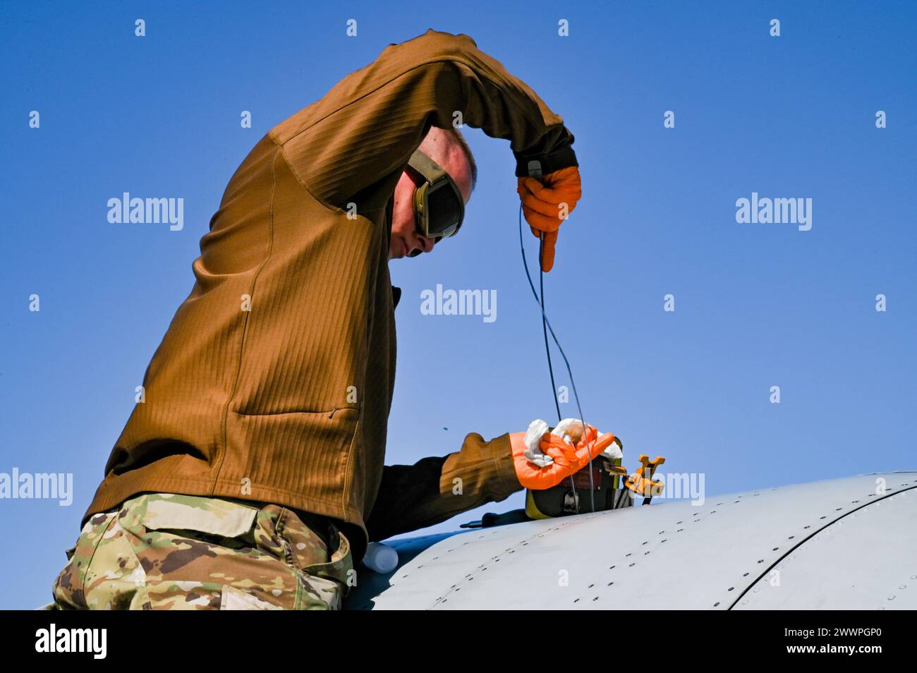 U.S. Air Force Tech. Sgt. Jack Fraser, 442nd Aircraft Maintenance ...
