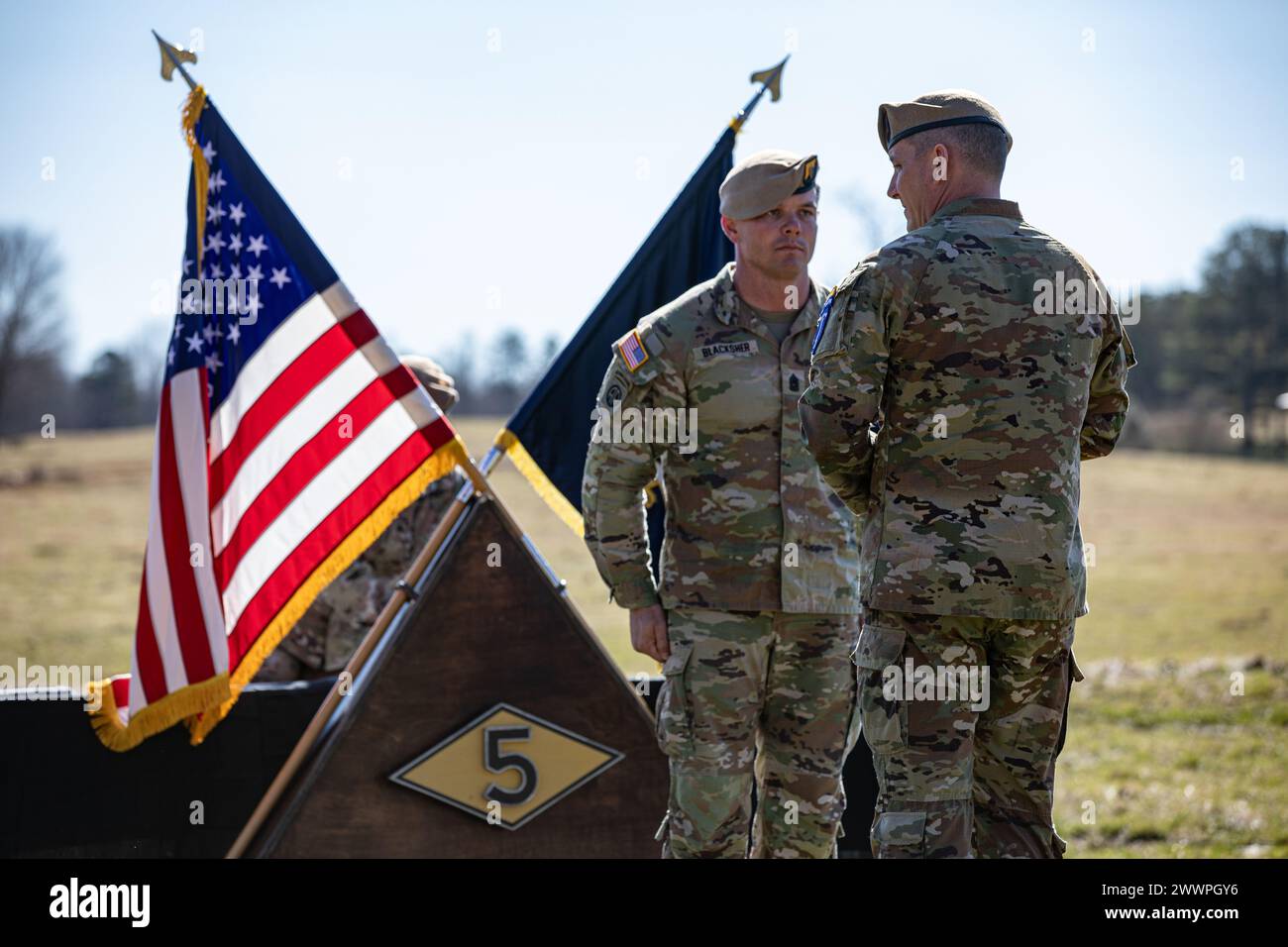 A group of U.S. Army Rangers, assigned to 5th Ranger Training Battalion ...