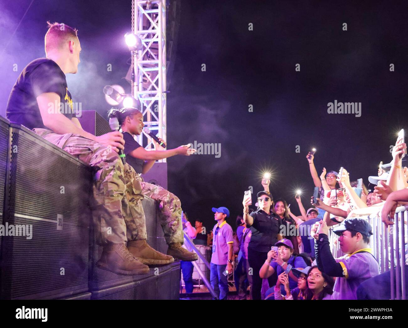 (From left) 1st Sgt. Gregg Chapman, senior enlisted advisor, and Sgt ...