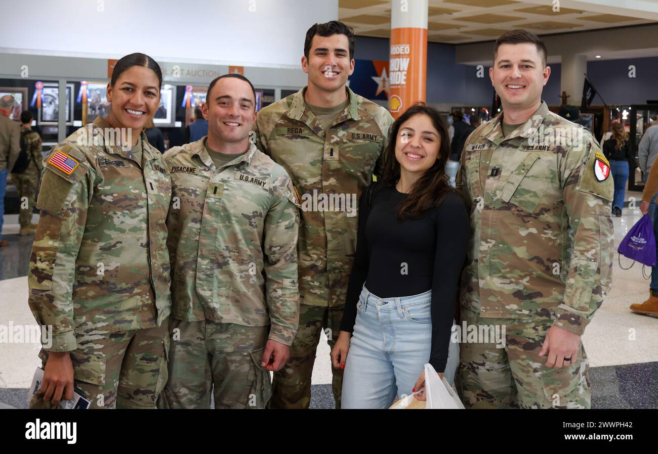 U.S. Army Soldiers assigned to 36th Engineer Brigade take a photo ...