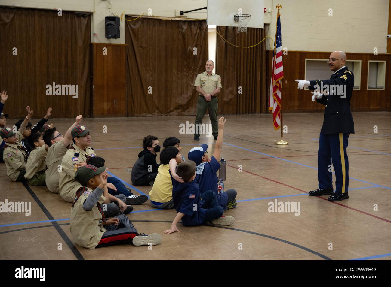 U.S. Army Soldiers with Able Company, Recruiting and Retention ...