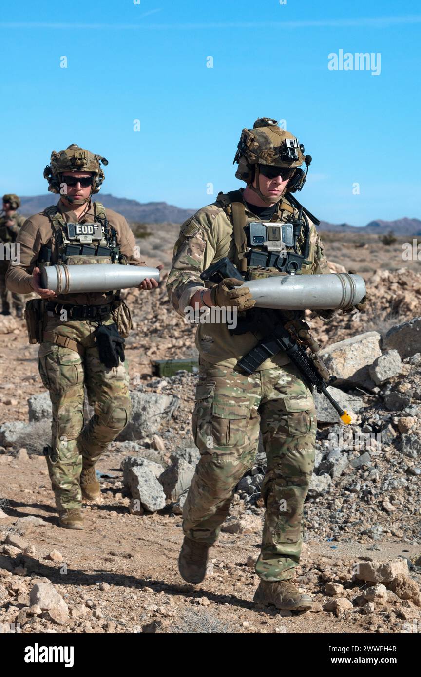 U.S. Air Force Senior Airman Jesus Rangel and Senior Airman Daniel ...