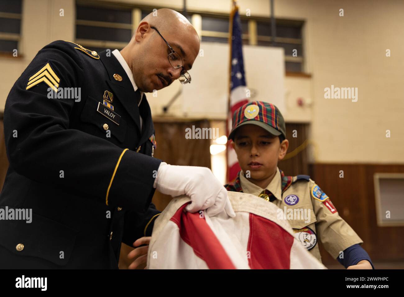 U.S. Army Soldiers with Able Company, Recruiting and Retention ...