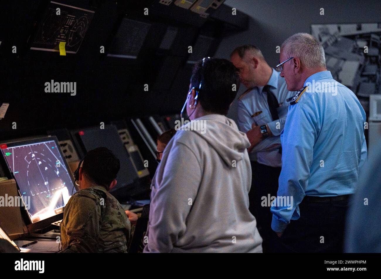 Radar control room hi-res stock photography and images - Alamy