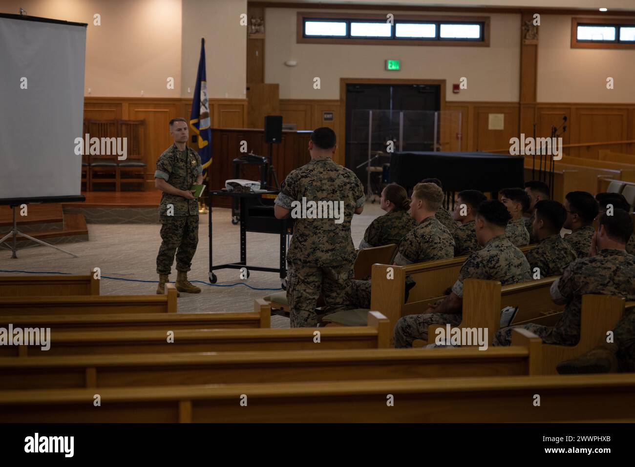U.S. Navy Capt. Brent Becker, Force Surgeon for III Marine ...