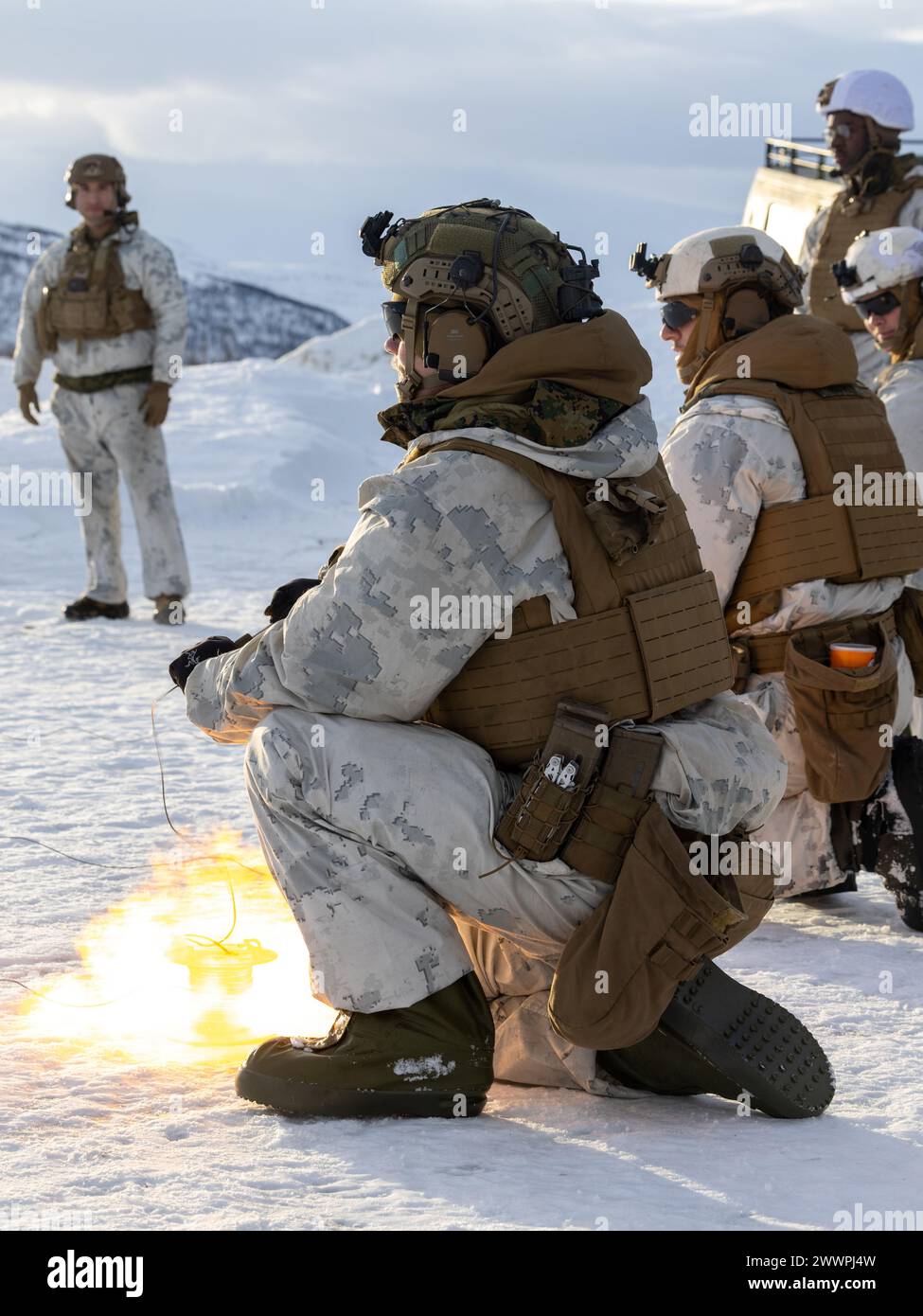 U.S. Marines with 1st Battalion, 2nd Marine Regiment, 2nd Marine ...