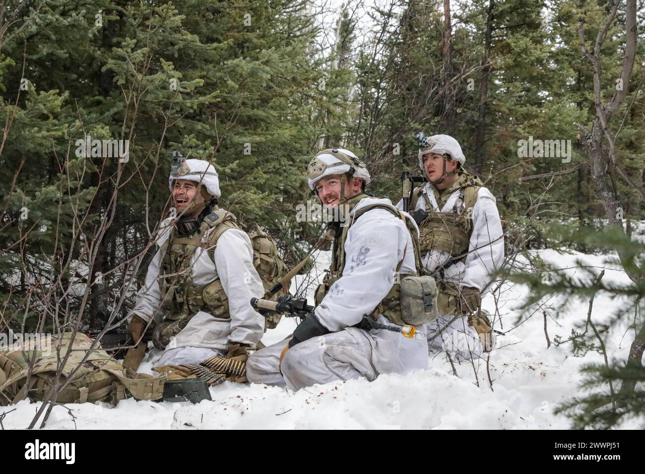 Soldiers from 1st Battalion, 5th Infantry Regiment Combat Team, 11th ...