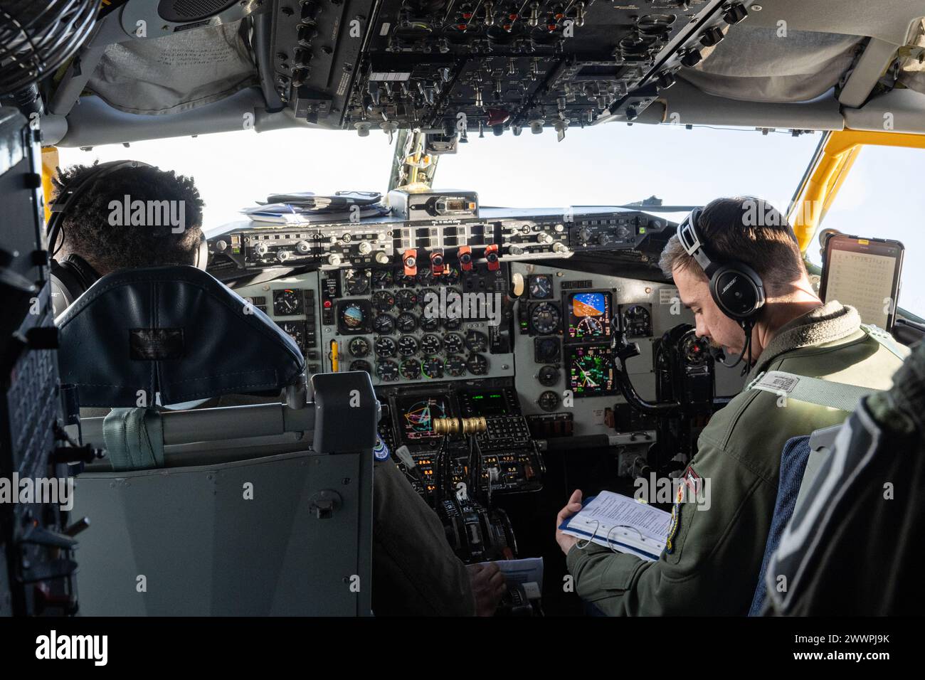 U.S. Air Force Capt. Rico Hilliard, left, and 1st Lt. Brett Inman ...