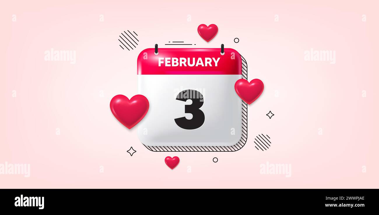 3rd day of the month icon. Event schedule date. Calendar date of ...