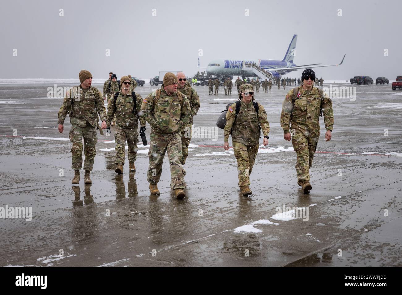 The Rhode Island Army National Guard and approximately 400 loved ones ...