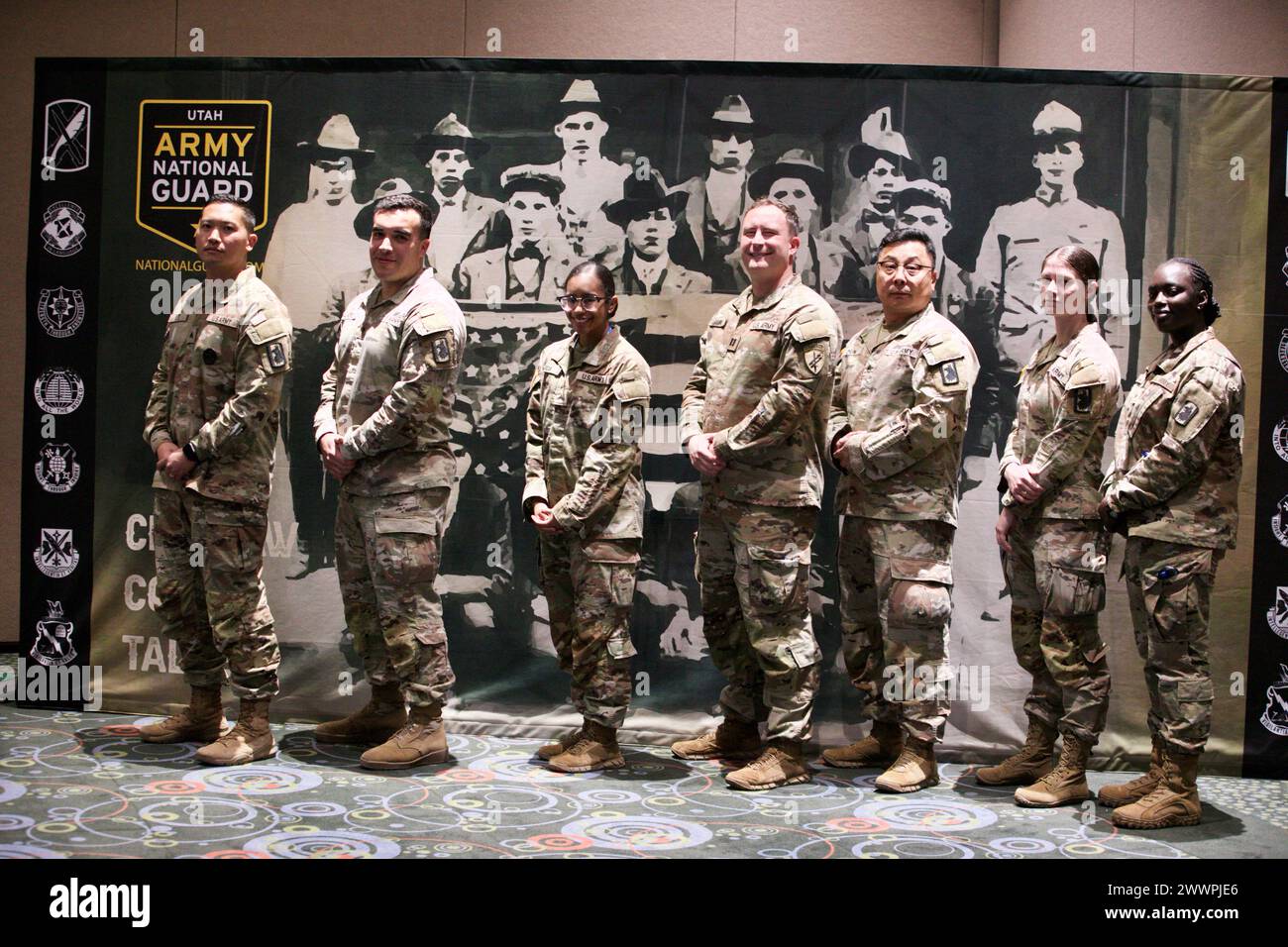 Soldiers assigned to the Military Intelligence Readiness Command and U ...