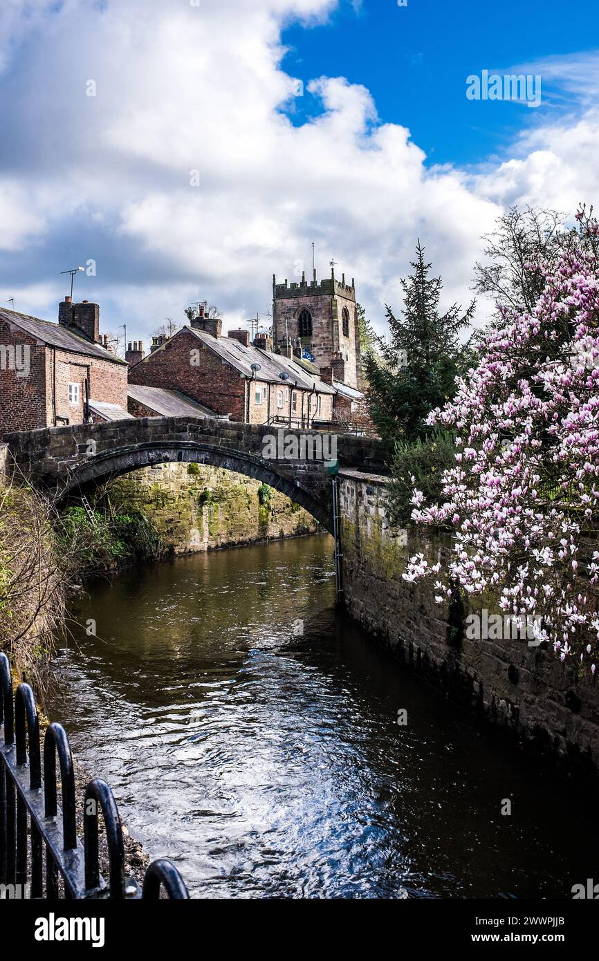 The River Yarrow flows through Croston, Lancashire Stock Photo - Alamy