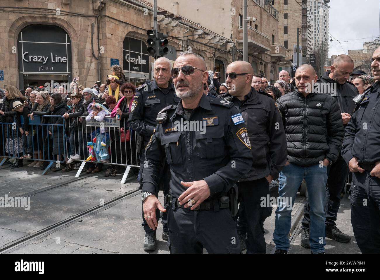 Jerusalem, Israel. 25th Mar, 2024. Jerusalem Police District Commander ...