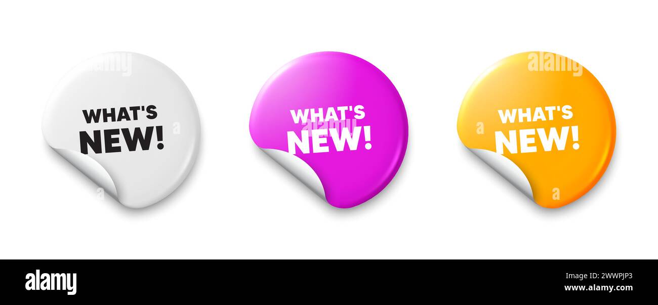 Whats is new Stock Vector Images - Alamy