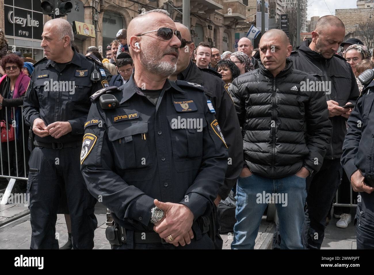 Jerusalem, Israel. 25th Mar, 2024. Jerusalem Police District Commander ...