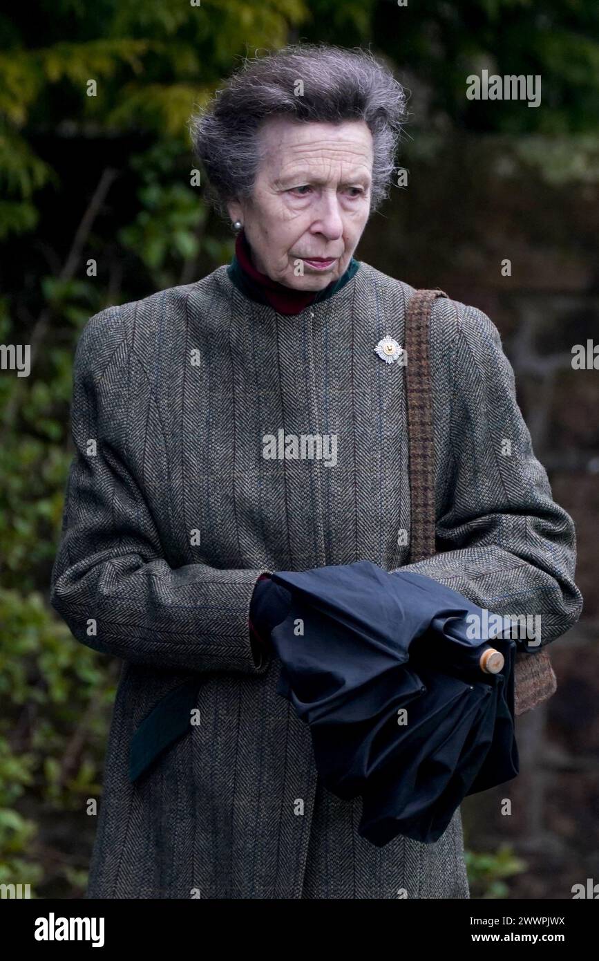 The Princess Royal at the Lockerbie Air Disaster Memorial in the ...