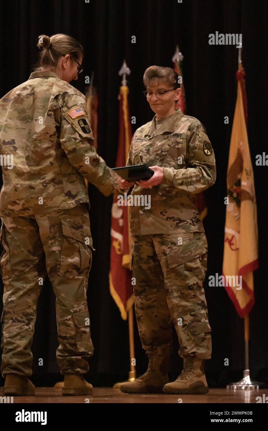 U.S. Army Reserve Command Sgt. Maj. Annette Brandenburg-Bethany ...