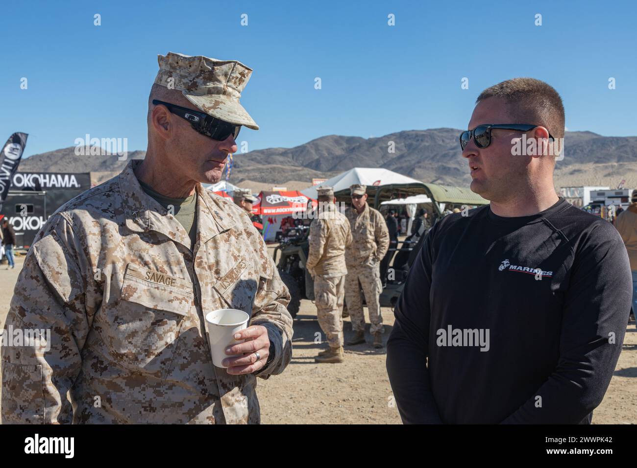 U.S. Marine Corps Maj. Gen. Thomas Savage, commanding general of Marine ...