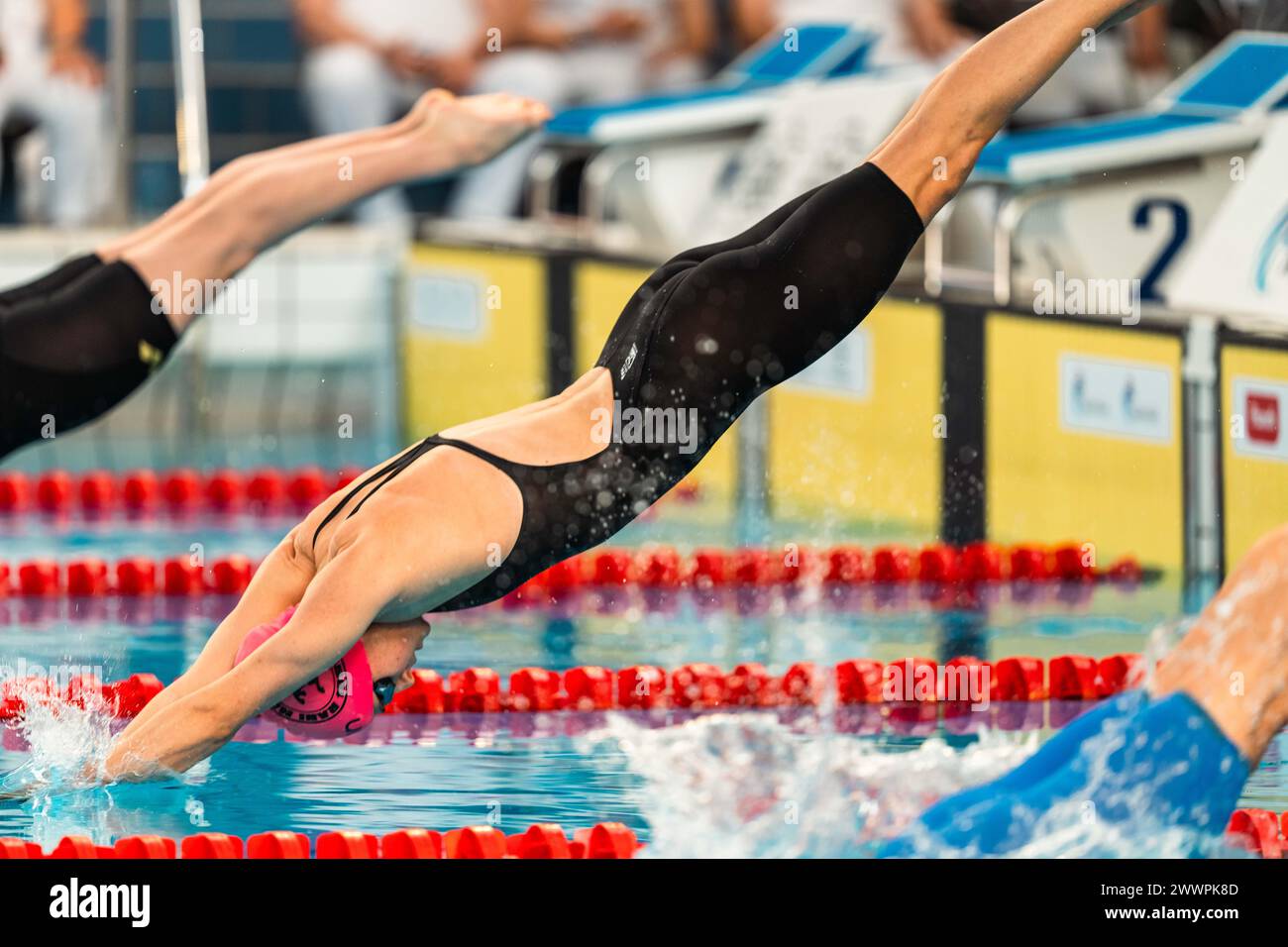 Lisa MAMIE (SUI), women 200m breaststroke final, during the Giant Open ...