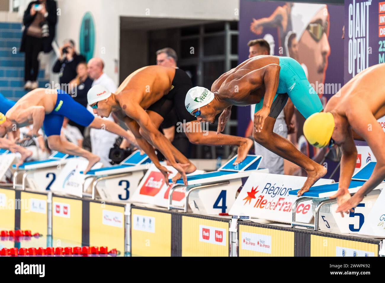 Joris BOUCHAUT (FRA), men 400m freestyle swimming final, during the ...