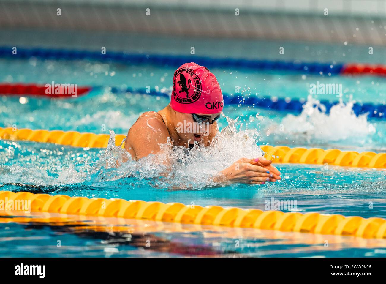 Lisa MAMIE (SUI), women 200m breaststroke final, during the Giant Open ...