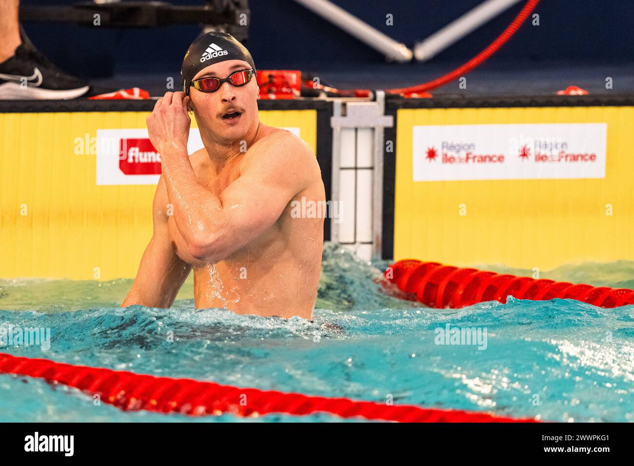 Maxime GROUSSET (FRA), men 50m butterfly stroke final, during the Giant ...