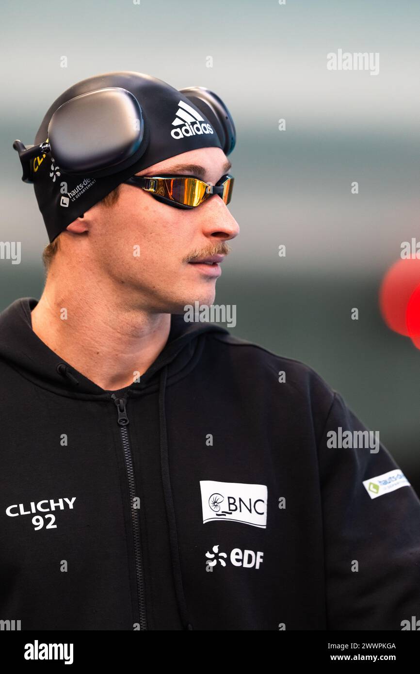 Maxime GROUSSET (FRA), men 50m butterfly stroke final, during the Giant ...