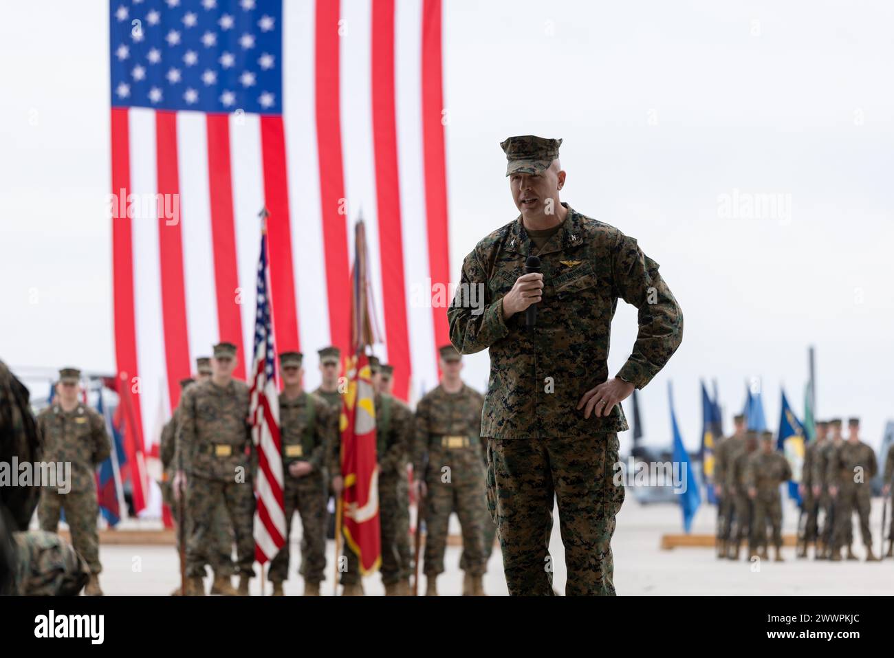 U.S. Marine Corps Col. David Fitzsimmons, a native of Pennsylvania and ...