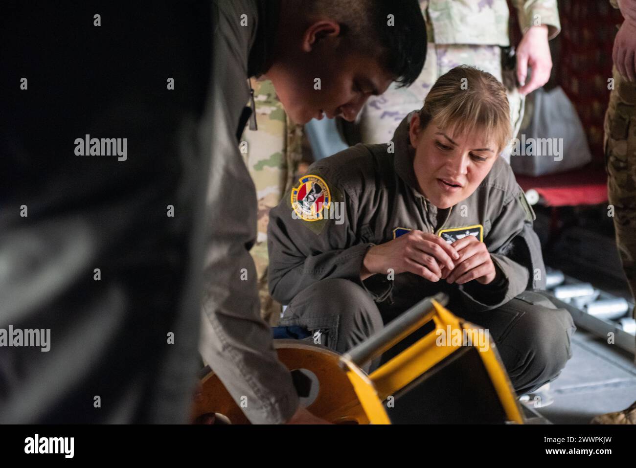 U.S. Air Force Master Sgt. Tonisha Odom, 36th Expeditionary Airlift ...