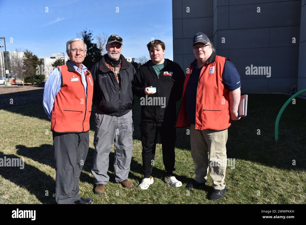 Walter Reed Wounded Warrior Aircraft Program’s “Band of Brothers” pose ...