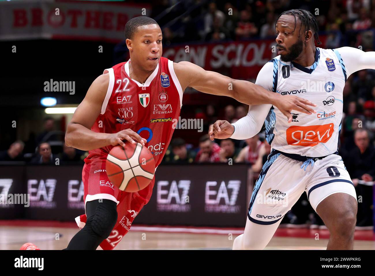Milan, Italy. 25th Mar, 2024. Italy, Milan, march 24 2024: Devon Hall ...