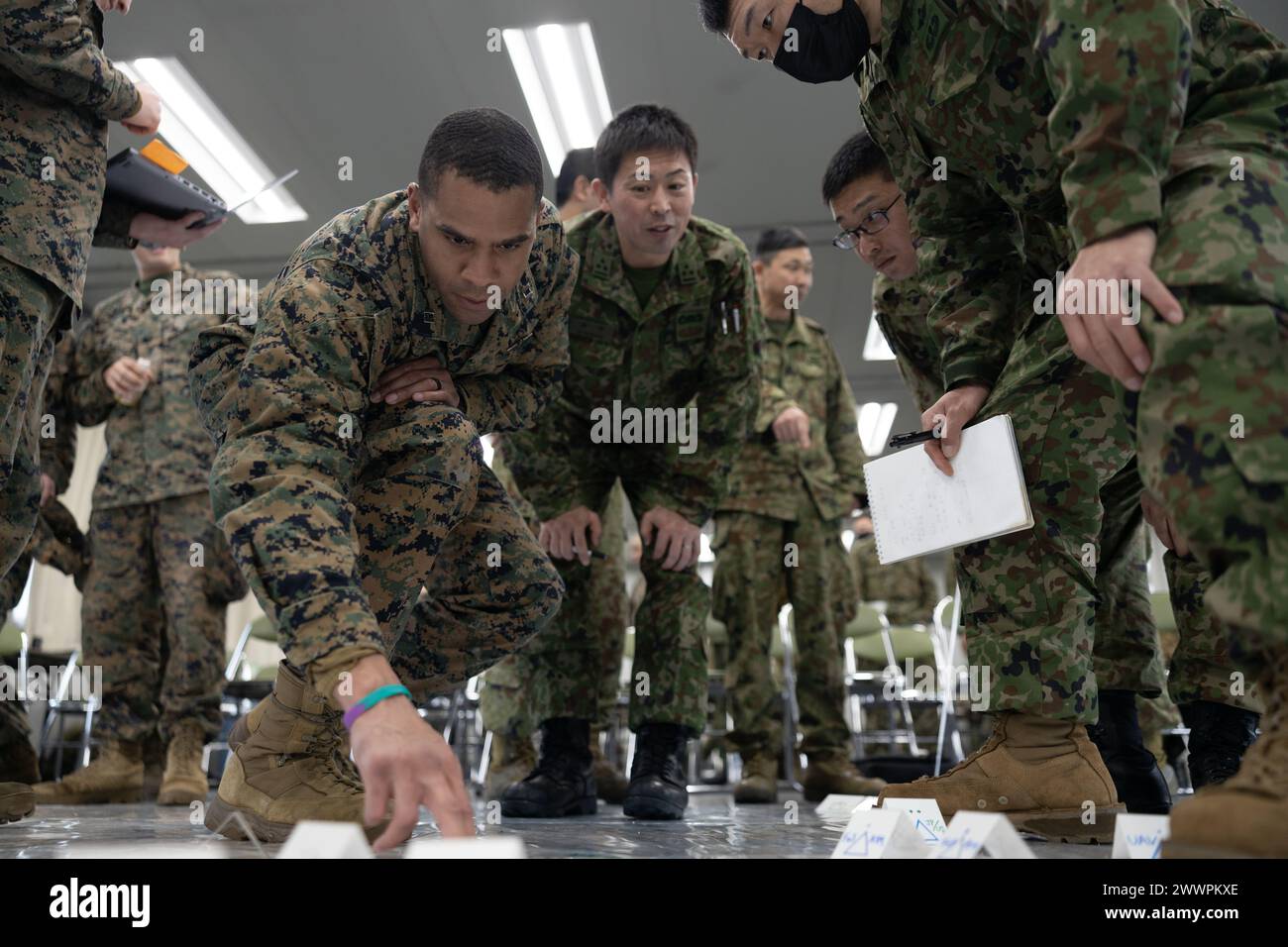 U.S. Marine Corps Capt. Anthony Alexander, an assistant intelligence ...