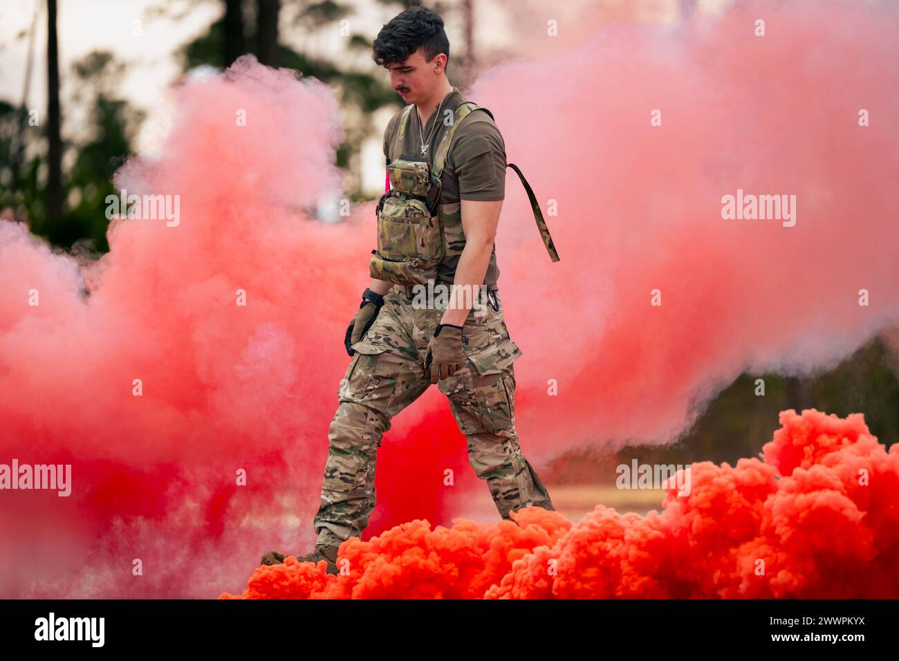 U.S. Air Force Airman 1st Class Cameron Crandall, a 1st Special ...