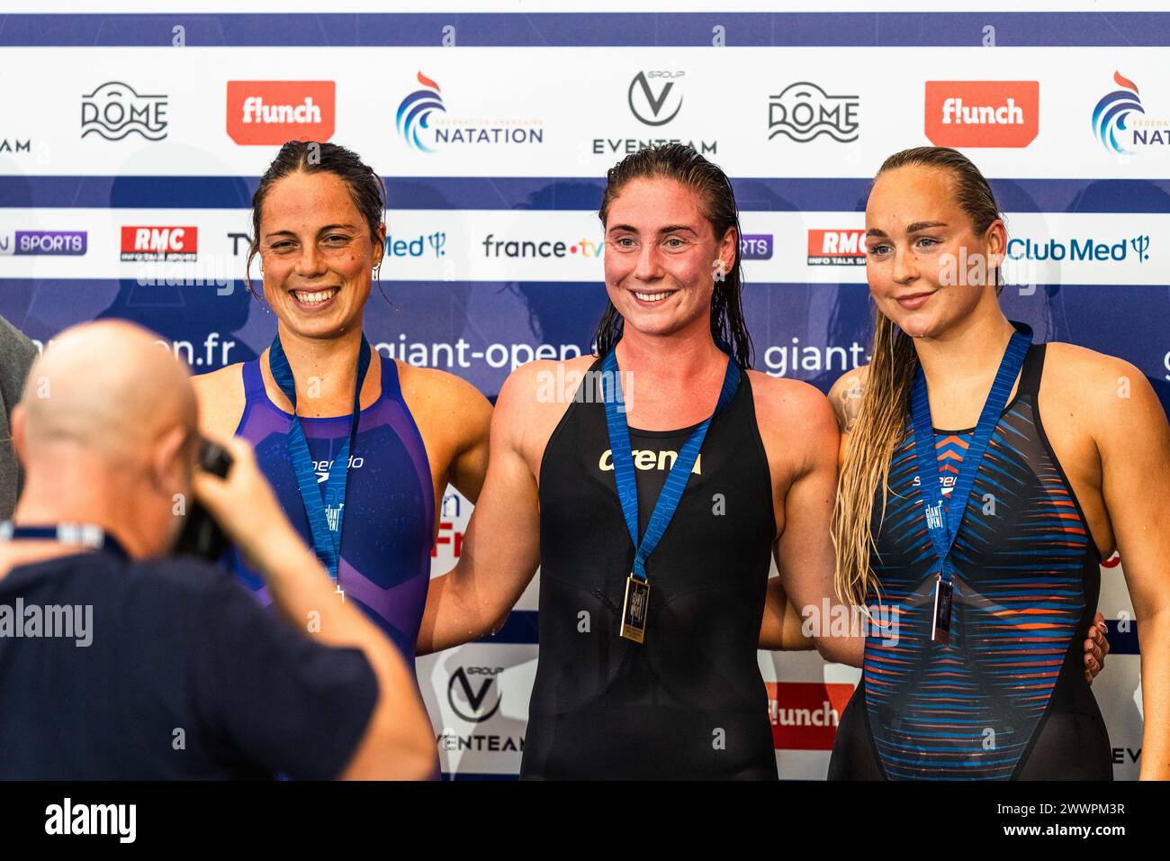 Anastasila KIRPICHNIKOVA (FRA) and Madeleine GOUGH (AUS)and Anna ...