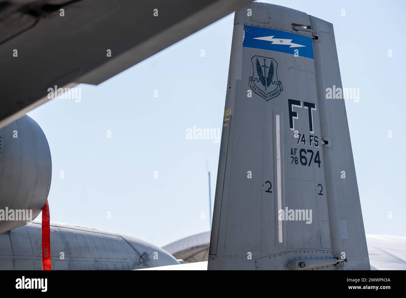 Aircraft 78-0674, a U.S. Air Force A-10C Thunderbolt II flagship ...