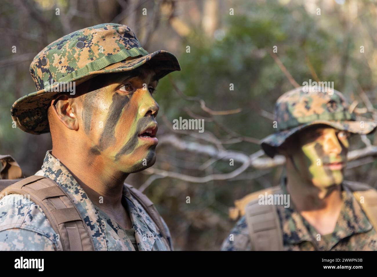 U.S. Marine Corps Cpl. Shawn Cabalza, marksmanship coach, Weapons and ...