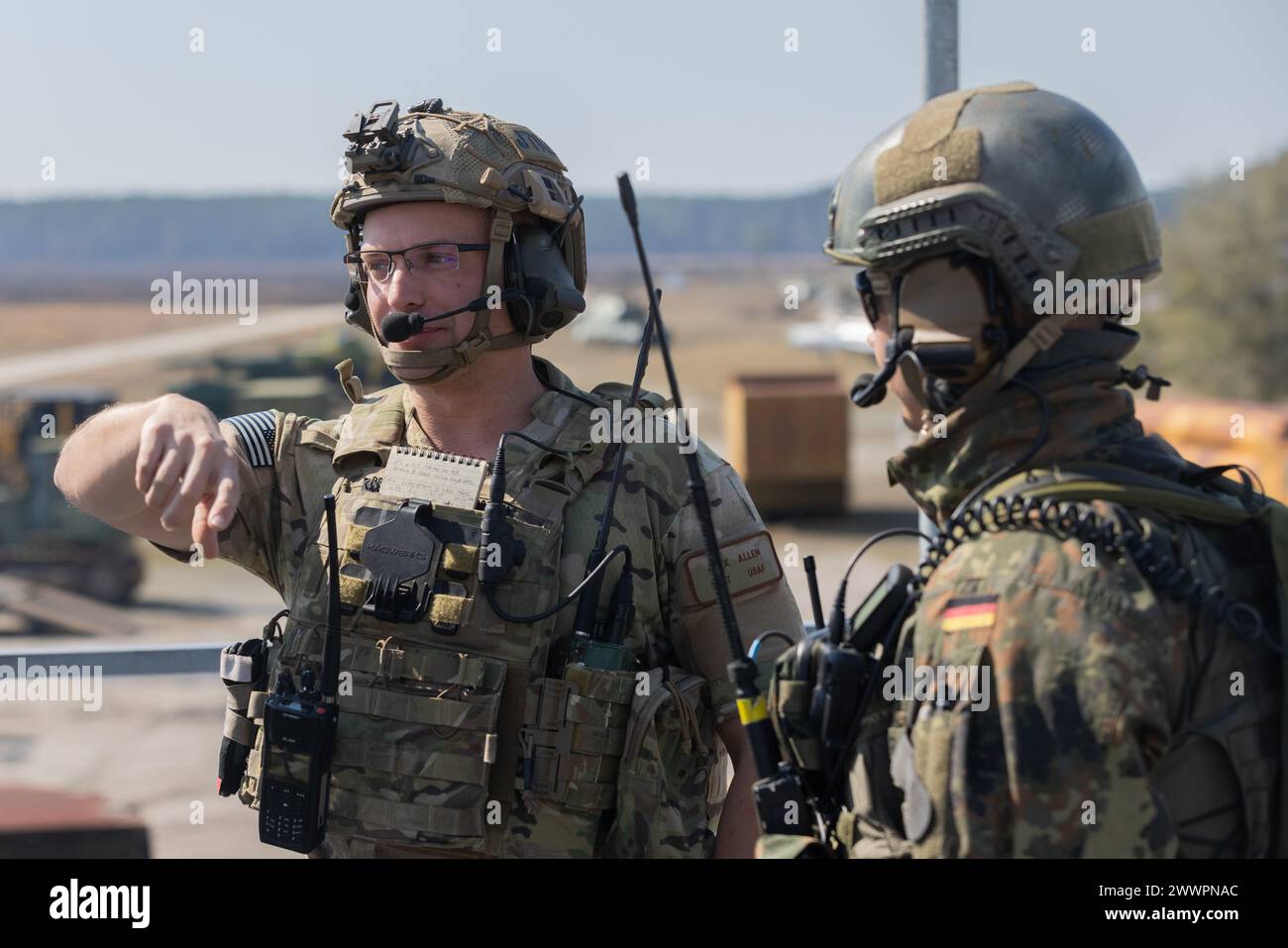U.S. Air Force Staff Sgt. Alex Allen, tactical air control party ...