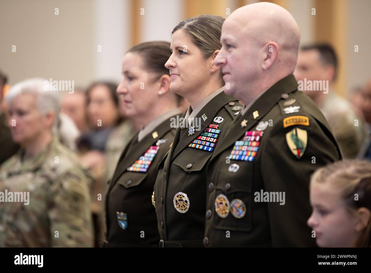 U.S. Army Reserve Maj. Gen Dustin Shulz (left), director of ...
